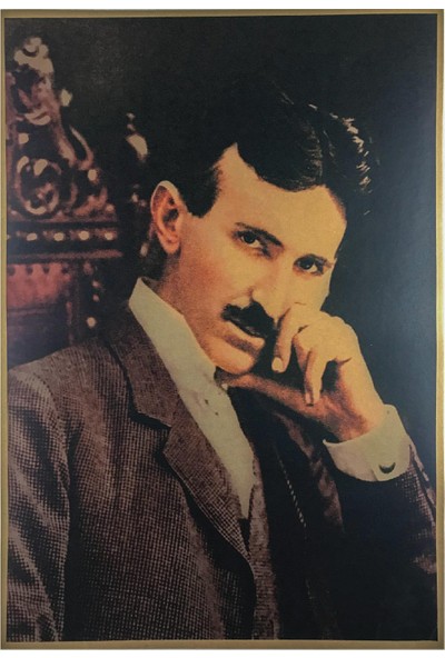 Caph Design Tesla Vintage Kraft Poster - 35X50 - Özel Kutulu Caph Design Tesla Vintage Kraft Poster - 35X50 - Özel Kutulu