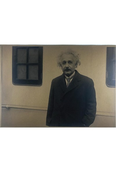 Caph Design Einstein Vintage Kraft Poster - 35X50 - Özel Kutulu Caph Design Einstein Vintage Kraft Poster - 35X50 - Özel Kutulu