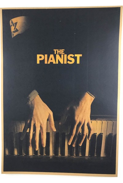 Caph Design The Pianist Vintage Kraft Poster - 35X50 - Özel Kutulu Caph Design The Pianist Vintage Kraft Poster - 35X50 - Özel Kutulu
