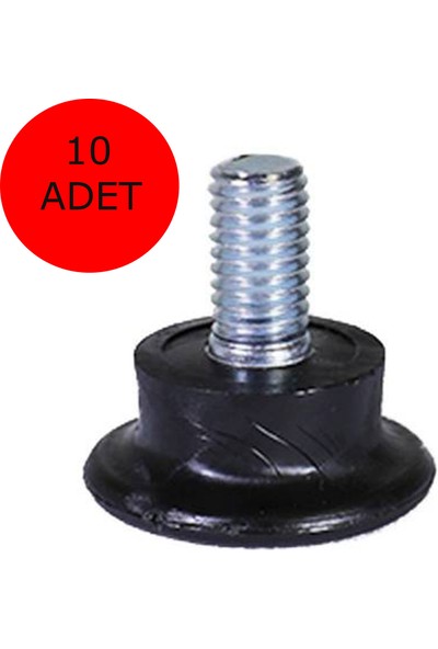 Nobel Bingo Rotil Ayak M8 25 mm Siyah Profil Ayağı 2.5 cm (10 Adet) Nobel Bingo Rotil Ayak M8 25 mm Siyah Profil Ayağı 2.5 cm (10 Adet)