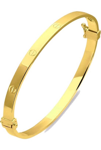 Bilezikci Vidalı 14 Ayar Kelepçe Çocuk Bileziği