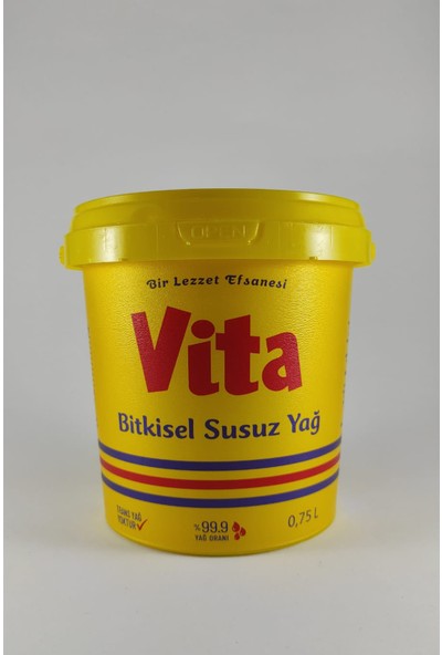 vita Bitkisel Susuz Yağ 0,75 lt vita Bitkisel Susuz Yağ 0,75 lt