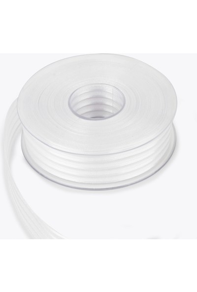 Nazarone Fantazi Şifon Kurdele 5 Çizgili 2,5CM-20MT-BEYAZ(101) Nazarone Fantazi Şifon Kurdele 5 Çizgili 2,5CM-20MT-BEYAZ(101)