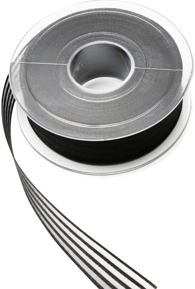 Nazarone Fantazi Şifon Kurdele 5 Çizgili 2,5CM-20MT-SİYAH(1812) Nazarone Fantazi Şifon Kurdele 5 Çizgili 2,5CM-20MT-SİYAH(1812)
