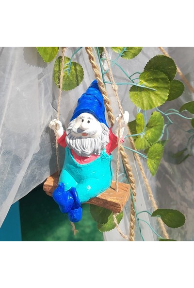 Susu Tasarım Salıncaklı Dekoratif Cüce