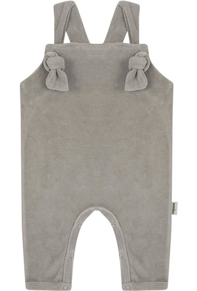 Antebies Gri Kadife Salopet