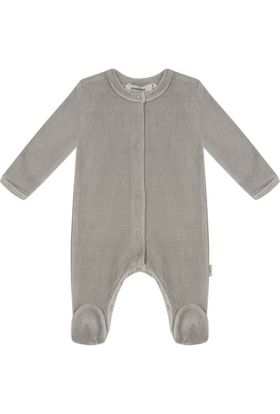 Antebies Gri Kadife Patikli Tulum