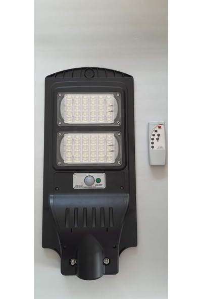 Lexron Güneş Enerjili Lamba, Solar Sokak Lambası, 60W Solar Aydınlatma