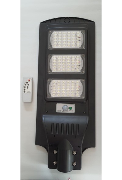 Lexron Güneş Enerjili Lamba, Solar Sokak Lambası, 90W Solar Aydınlatma