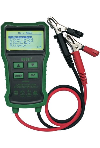 Duoyı DY220A 12V / 24V Akü Test Cihazı