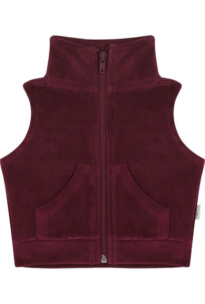 Antebies Bordo Kadife Yelek