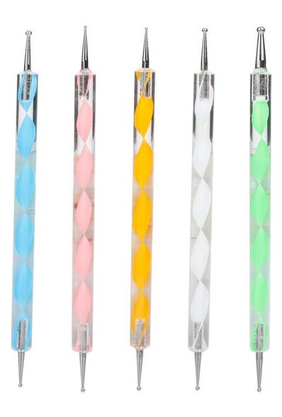 hobi24 Kabartma Kalem Seti 5'li - Akrilik Sap