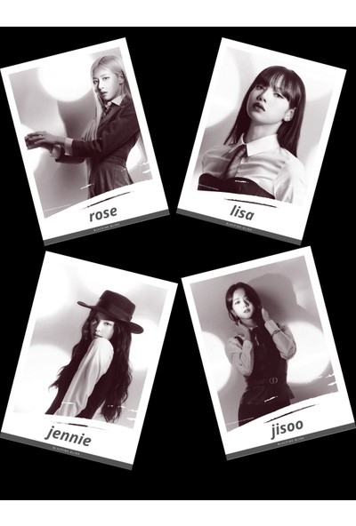 Black Pink Blackpınk ''blink'' Kartpostalları