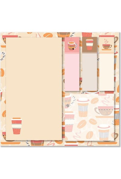 Keskin Color 12X12 5'li Post-It Seti Coffee 146453-99 Keskin Color 12X12 5'li Post-It Seti Coffee 146453-99