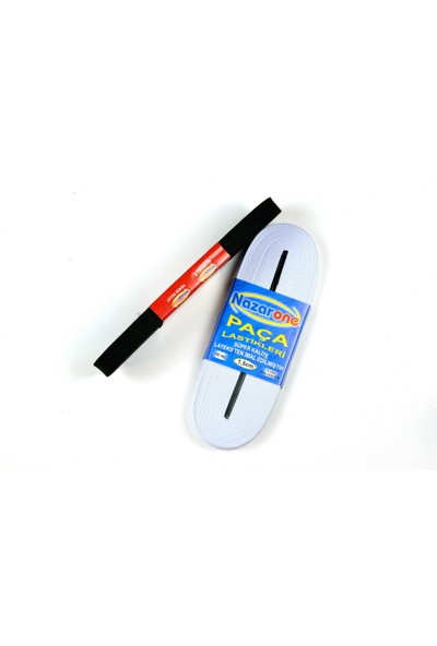 Nazarone Paça Lastik 1,5cm Beyaz Nazarone Paça Lastik 1,5cm Beyaz