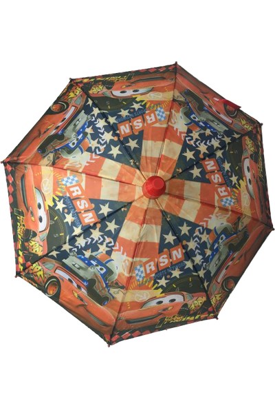 YVZ Pvc Kılıflı Cars Arabalar Çocuk Şemsiyesi