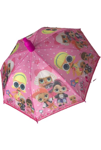 YVZ Pvc Kılıflı Kız Çocuk Şemsiyesi - L.o.l Lol