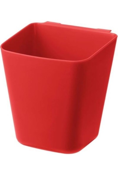 Ikea Sunnersta 12X11 cm Askılı Saksı Kutu Sepet Kaşıklık Kırmızı 2 Adet Ikea Sunnersta 12X11 cm Askılı Saksı Kutu Sepet Kaşıklık Kırmızı 2 Adet