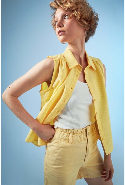 Defacto Relax Fit Basic Kolsuz Gömlek V0636AZ21HS Defacto Relax Fit Basic Kolsuz Gömlek V0636AZ21HS