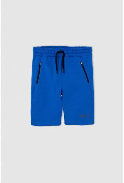 Defacto Erkek Çocuk Yazı Baskılı Bermuda Şort U4620A621SP