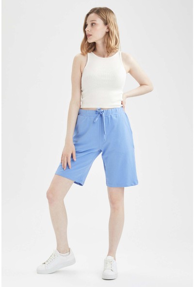 DeFacto Regular Fit İnce Kumaş Bermuda N7439AZ21SM