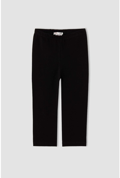 DeFacto Kız Çocuk Regular Fit  Kapri Boy Tayt V7676A621HS