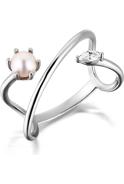 Piano Jewellery Cabaret Inci ve Markiz Yüzük 14 Ayar