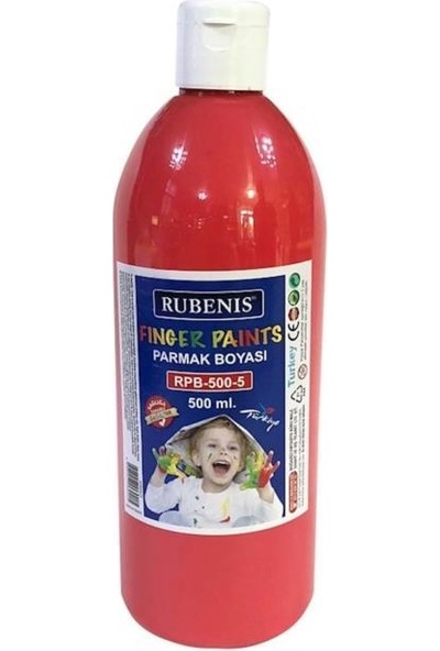 Rubenis RPB-500-5 Parmak Boyası Kırmızı 500 ml