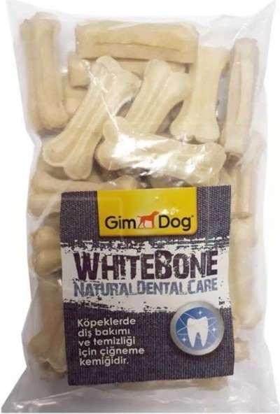 Gimdog Mordimi Press Köpek Ödül Kemiği 5cm (25'li Paket) Beyaz Gimdog Mordimi Press Köpek Ödül Kemiği 5cm (25'li Paket) Beyaz
