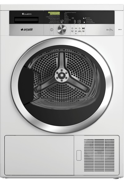 Arçelik 3890 Uv Ultra Hijyen A++ 9 kg Çamaşır Kurutma Makinesi