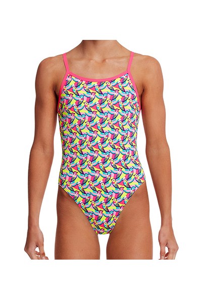 Funkita Girl's Single Strap One Piece Bye Birdie Funkita Girl's Single Strap One Piece Bye Birdie