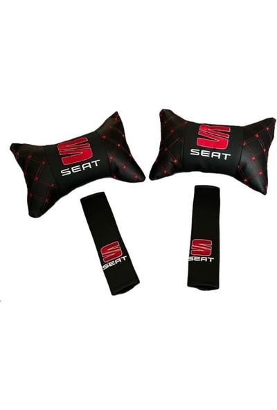 GKS Seat Ibiza Deri Yastık Kemer Pedi- Deri Konfor Seti