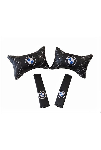 GKS Bmw 1 Deri Yastık Kemer Pedi -Deri Konfor Seti
