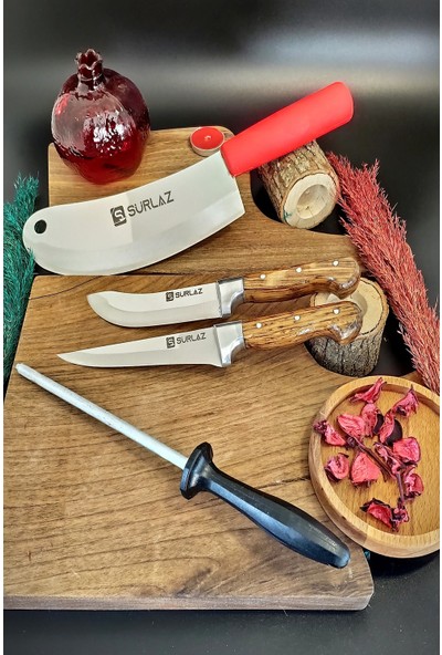 SürLaz Sürlaz Soğan Satırı + Bıçak Seti SürLaz Sürlaz Soğan Satırı + Bıçak Seti