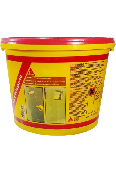 Sika Primer - 10 Brüt Beton Yüzeyler Için Sıva Astarı 12 kg Sika Primer - 10 Brüt Beton Yüzeyler Için Sıva Astarı 12 kg