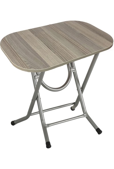 Romanoset Plastik Romanoset Dora Metal Ayaklı Katlanır Sunta Masa 40X60 cm