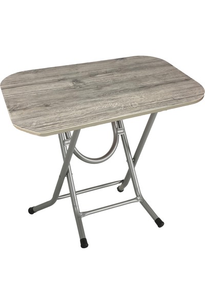 Romanoset Plastik Romanoset Dora Metal Ayaklı Katlanır Sunta Masa 50X80 cm