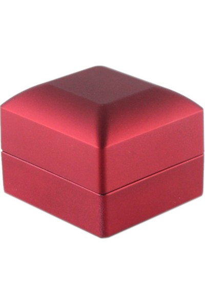 Özer Kutu Işıklı Küpe Kutusu Kırmızı Renk Özer Kutu Işıklı Küpe Kutusu Kırmızı Renk