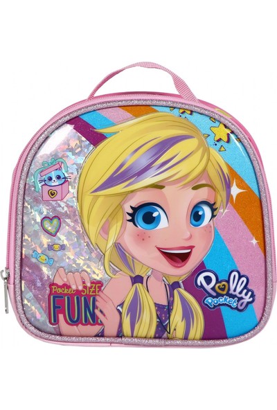 Me Çantam Polly Pocket Simli Kız Çocuk Ilkokul Beslenme Çantası 21468