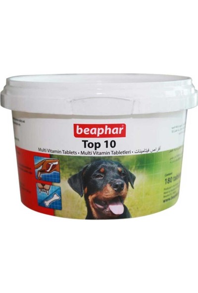 Beaphar Top 10 Köpek Multivitamin 180 Tablet Beaphar Top 10 Köpek Multivitamin 180 Tablet