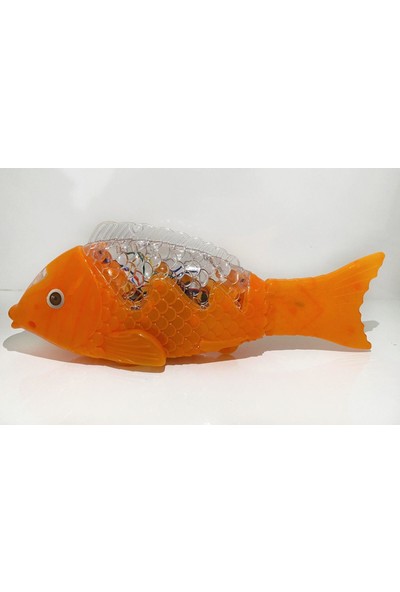 Kardelen Pilli Işıklı Sesli Müzikli Yürüyen Balık 23 cm Kardelen Pilli Işıklı Sesli Müzikli Yürüyen Balık 23 cm