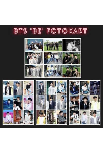 Bts ''be'' Fotokart Seti - Set 2 Bts ''be'' Fotokart Seti - Set 2