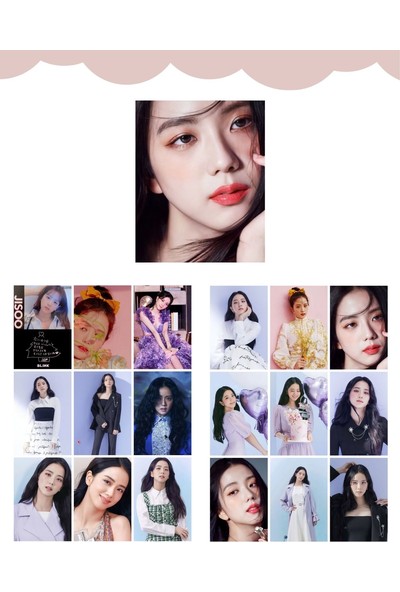 Black Pink Blackpınk ''jisoo'' Fotokart Seti