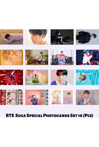Bts ' Suga ' Fotokart Seti