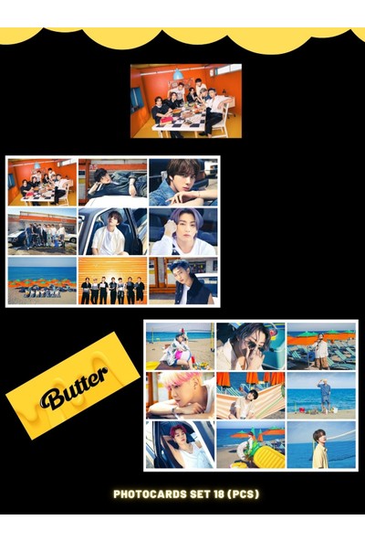 Bts '' Butter Album Concept'' Fotokart Seti 2