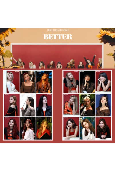 Twıce ''better'' Üye Fotokart Seti Twıce ''better'' Üye Fotokart Seti