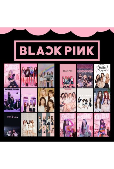 Black Pink Blackpınk '' Blink Forever '' Fotokart Seti