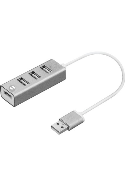 S-Link Swapp SW-U200 4 Port Utra- Slim Usb2.0 Gri USB Hub S-Link Swapp SW-U200 4 Port Utra- Slim Usb2.0 Gri USB Hub
