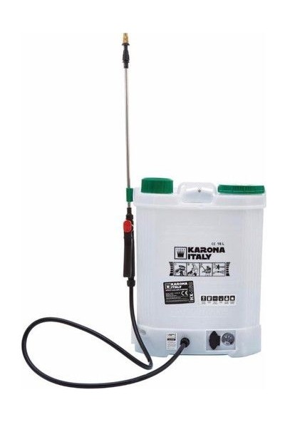 Karona Italy Akülü 16 Litre Ilaclama Makinesi Pompası
