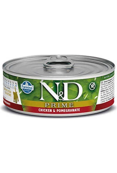 N&D Nd Tahılsız Tavuk Narlı Yavru Kedi Konservesi 80 gr